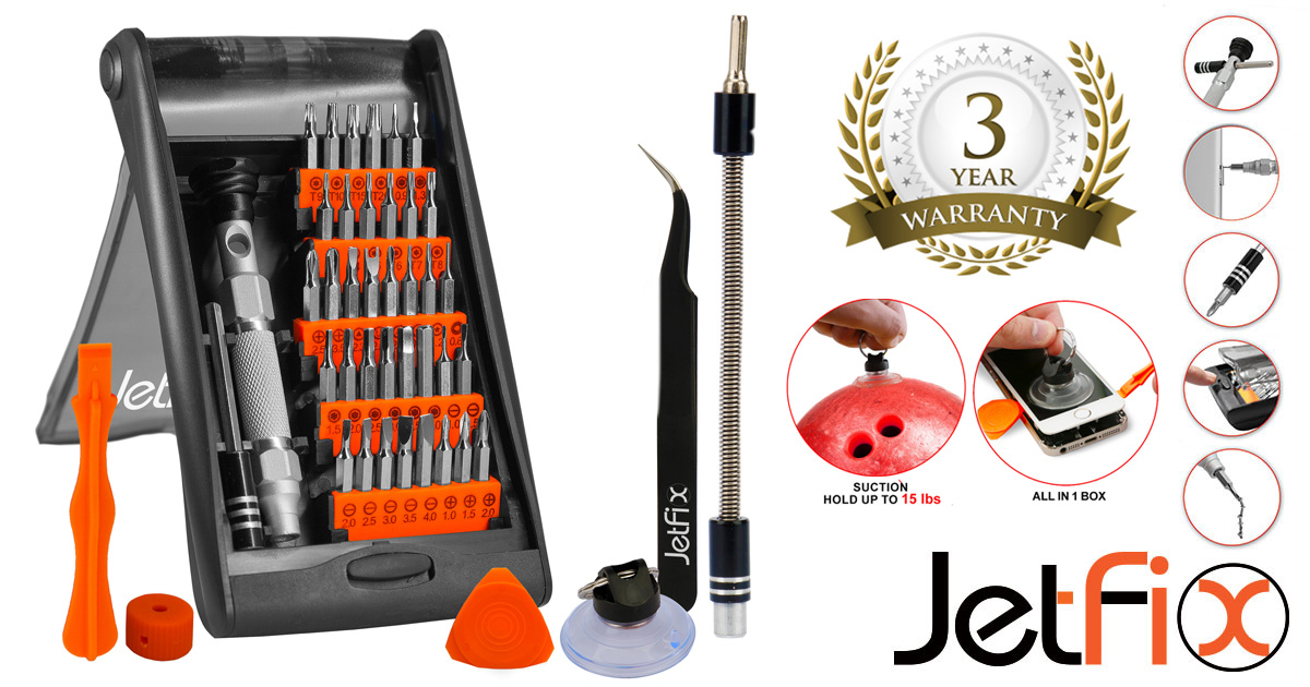 JetFix Magnetic Precision Screwdriver SET